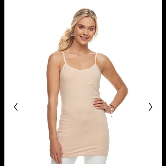 SO | Tops | Juniors So Favorite Seamless Tunic Cami | Poshmark